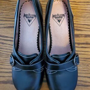 John Fluvog | Shoes | John Fluvog Wedge Shoes Black Size 8 | Poshmark